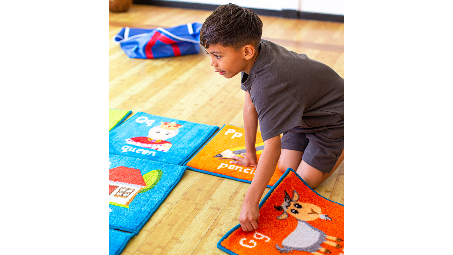 Alphabet Mini Placement Carpets with FREE Holdall For Schools ...