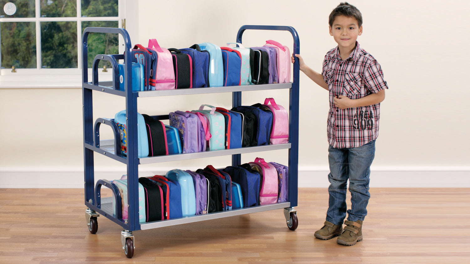 Tuf™ Double Lunchbox Trolley For Schools – Classroom Direct