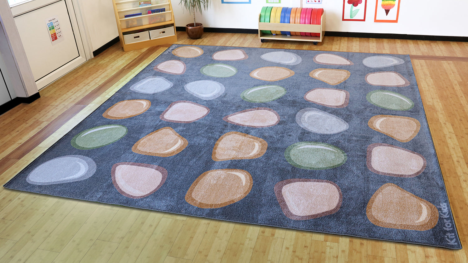 Natural World Pebble Placement Carpet for Schools – Classroom Direct