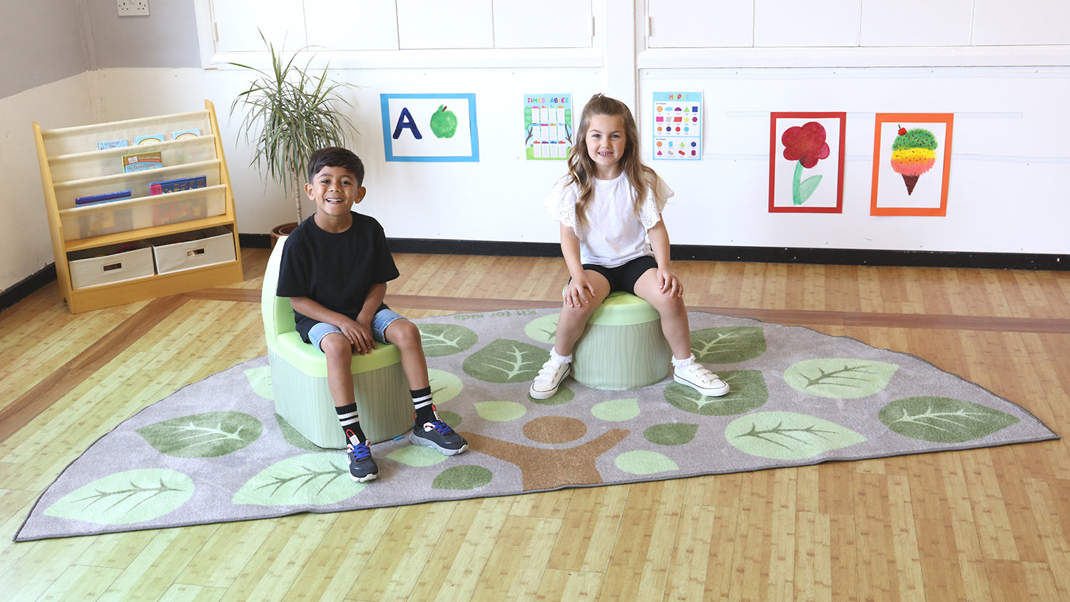 Natural World™ Semi-Circle Placement Carpet Schools – Classroom Direct