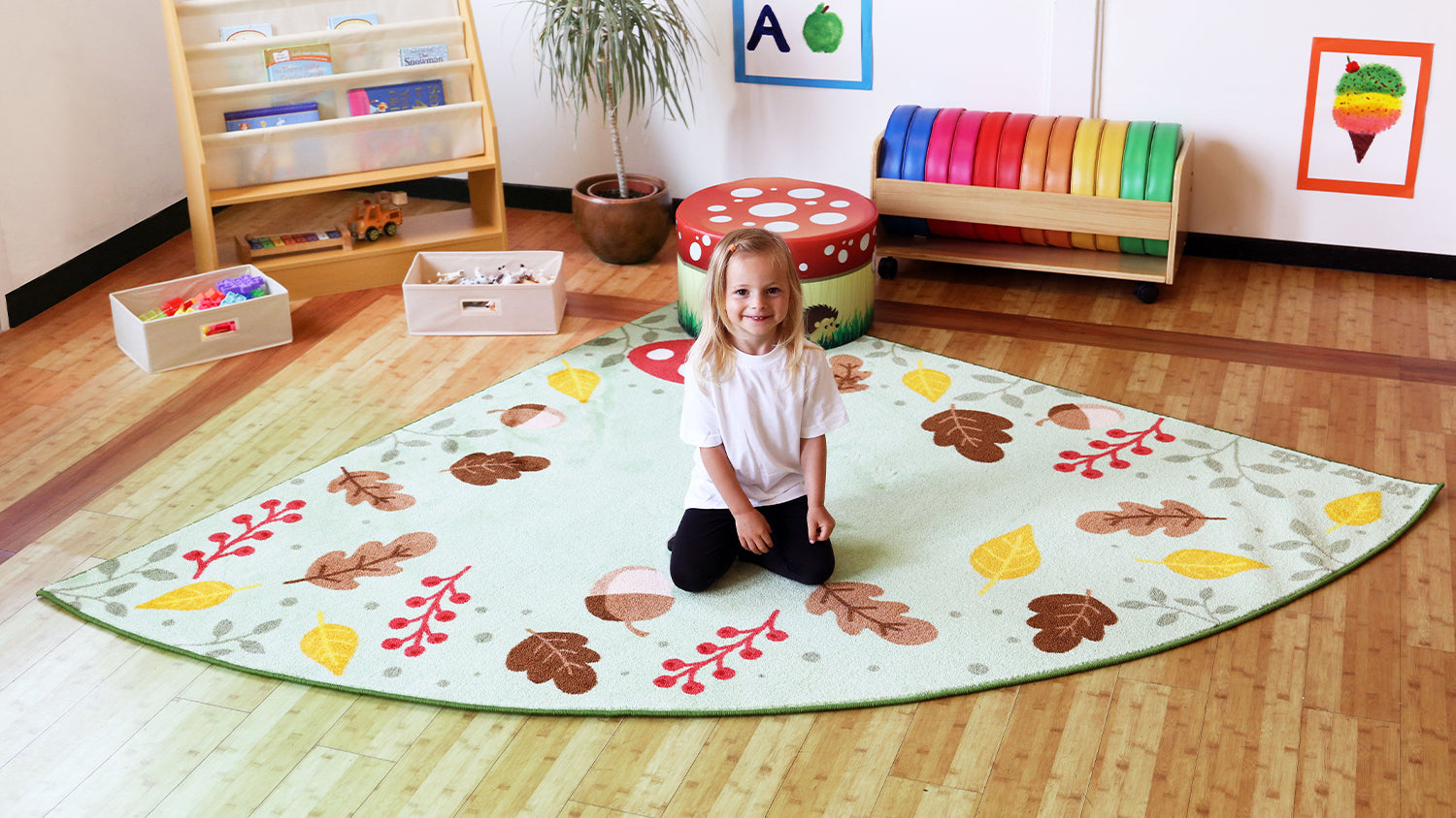 Forest Friends™ Corner Placement Carpet – Classroom Direct