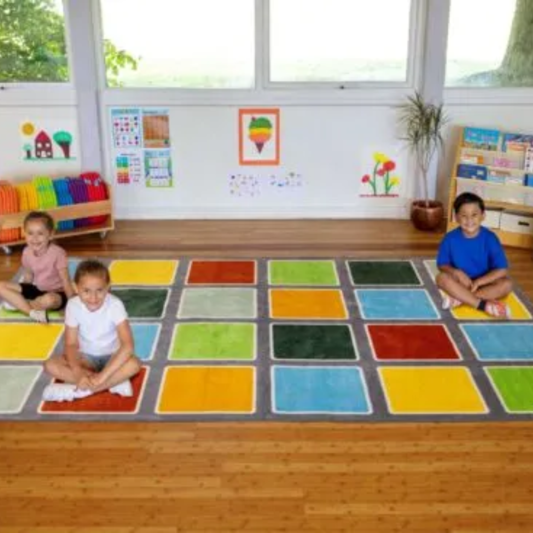 Rainforest Rectangular Placement Carpet – Classroom Direct