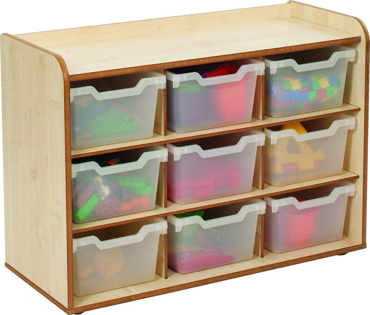 3 x 3 Tray Unit (Maple) – Classroom Direct