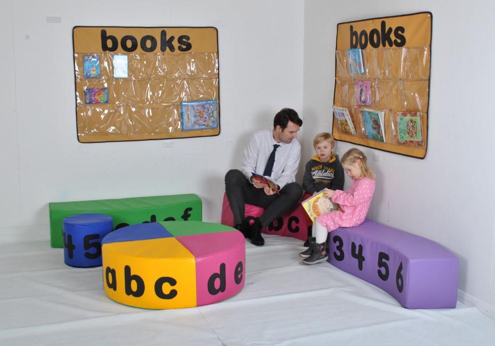 Reading Corner Giant Wiggly Set Learning Soft Play - Classroom's ...