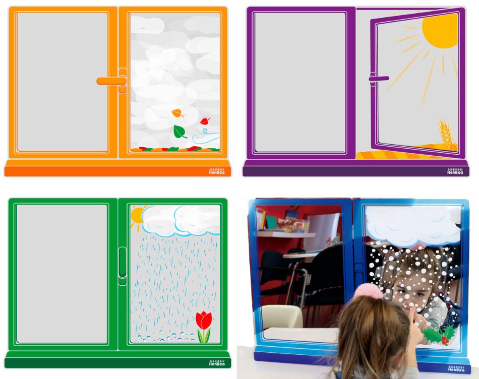 Seasons Mirror Windows - Educational Classroom Mirrors – Classroom Direct