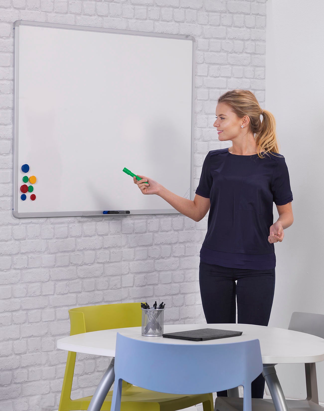 Magnetic Viterous Enamel Steel Wall Mounted Writing Board – Classroom ...