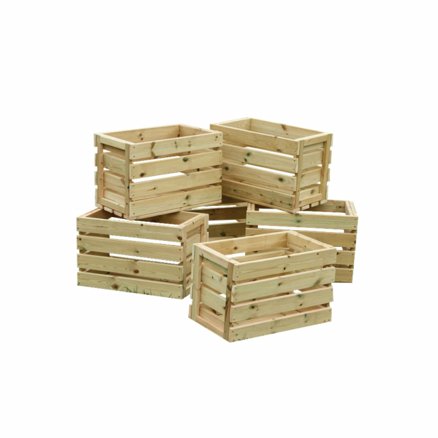 Wooden Play & Storage Crates x 6 – Classroom Direct