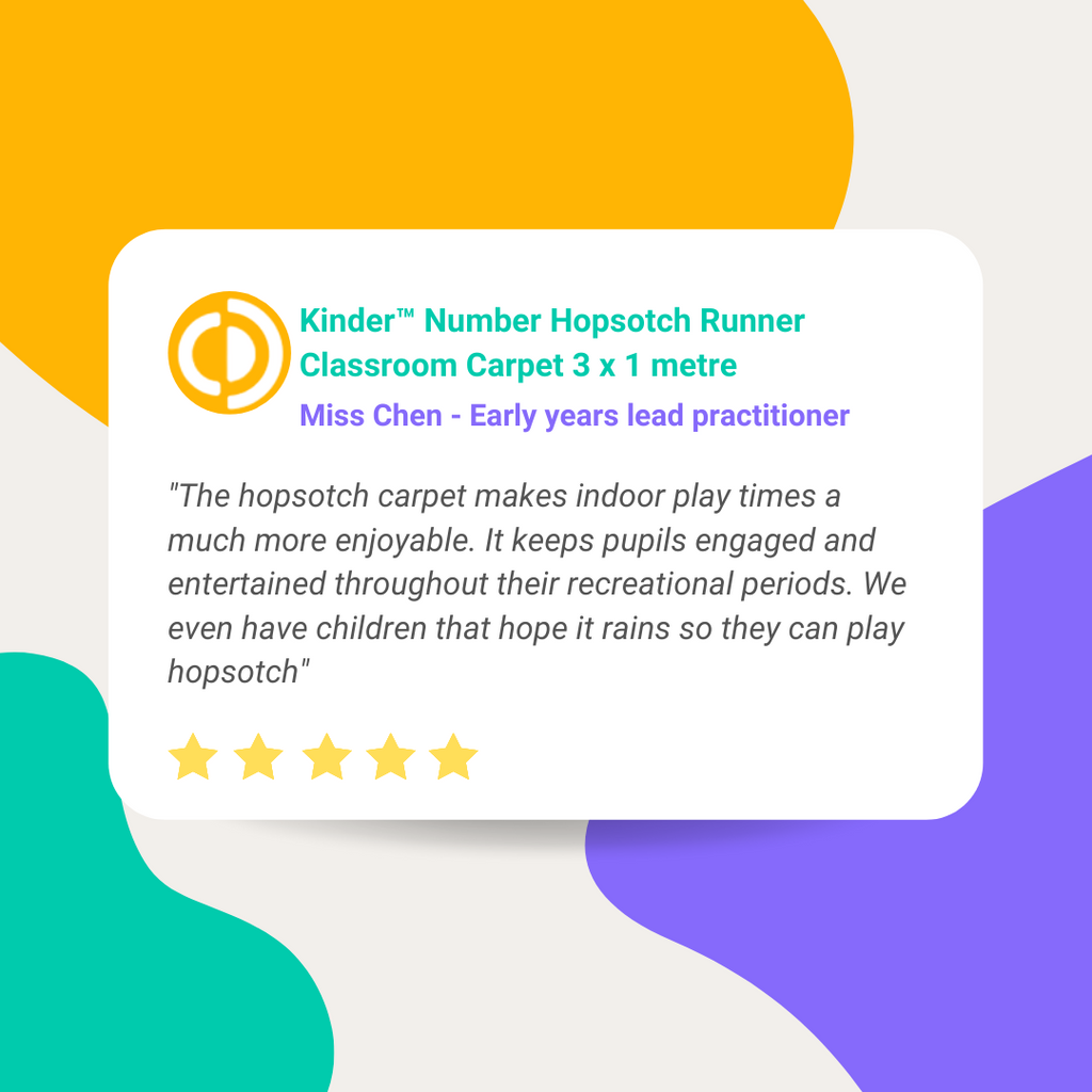 Kinder™ Number Hopsotch Runner Carpet – Classroom Direct