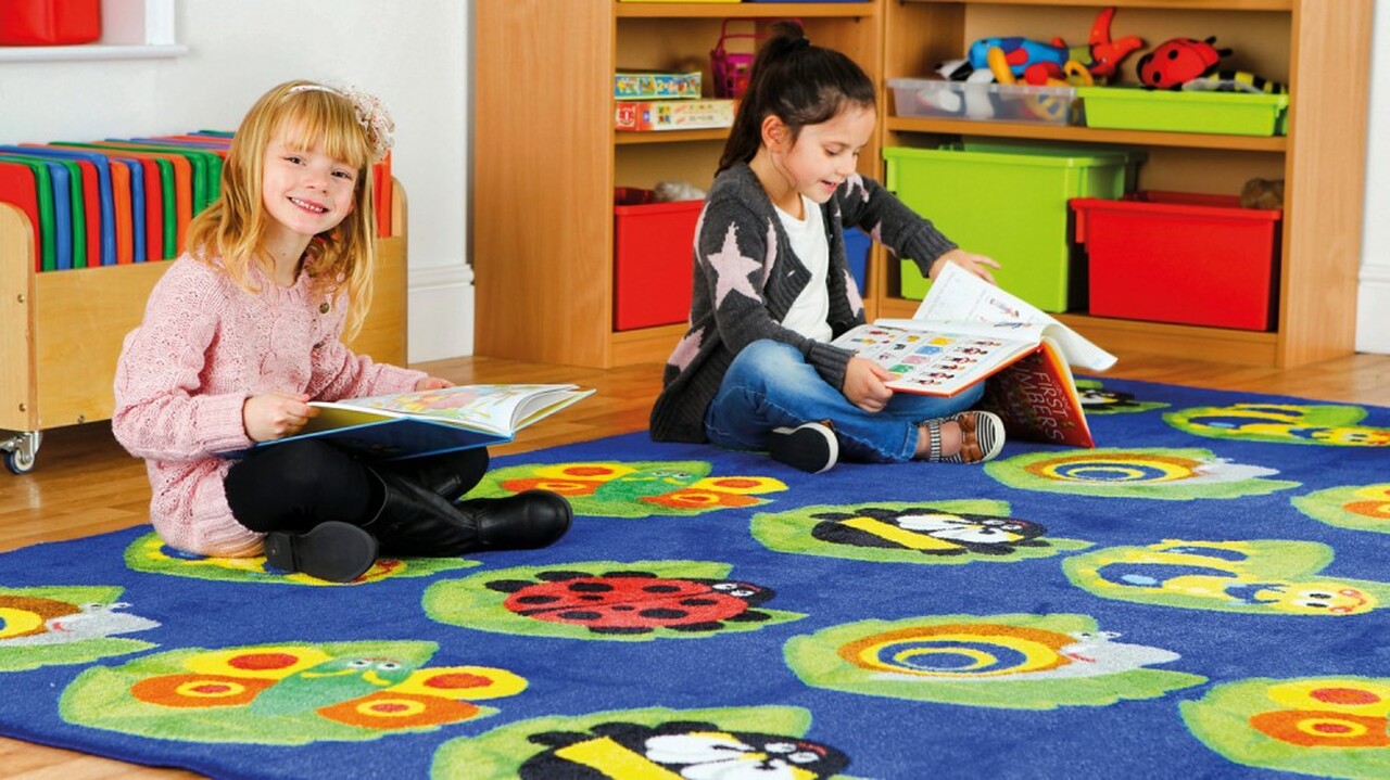 Back to Nature™ Square Bug Carpet For Schools 3m x 3m – Classroom Direct