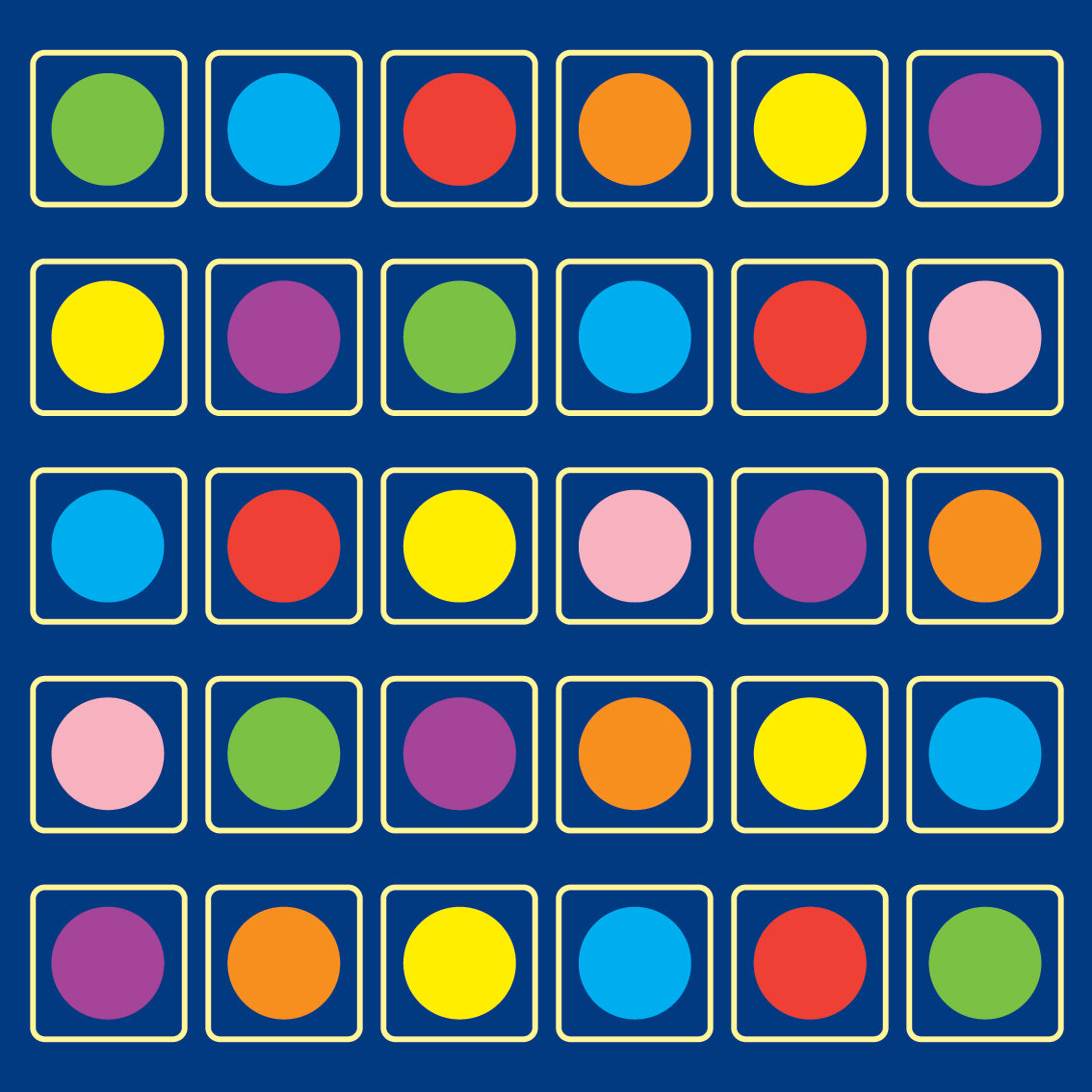 KinderColour™ Spots Placement Classroom Carpet 3 x 3 metre – Classroom ...