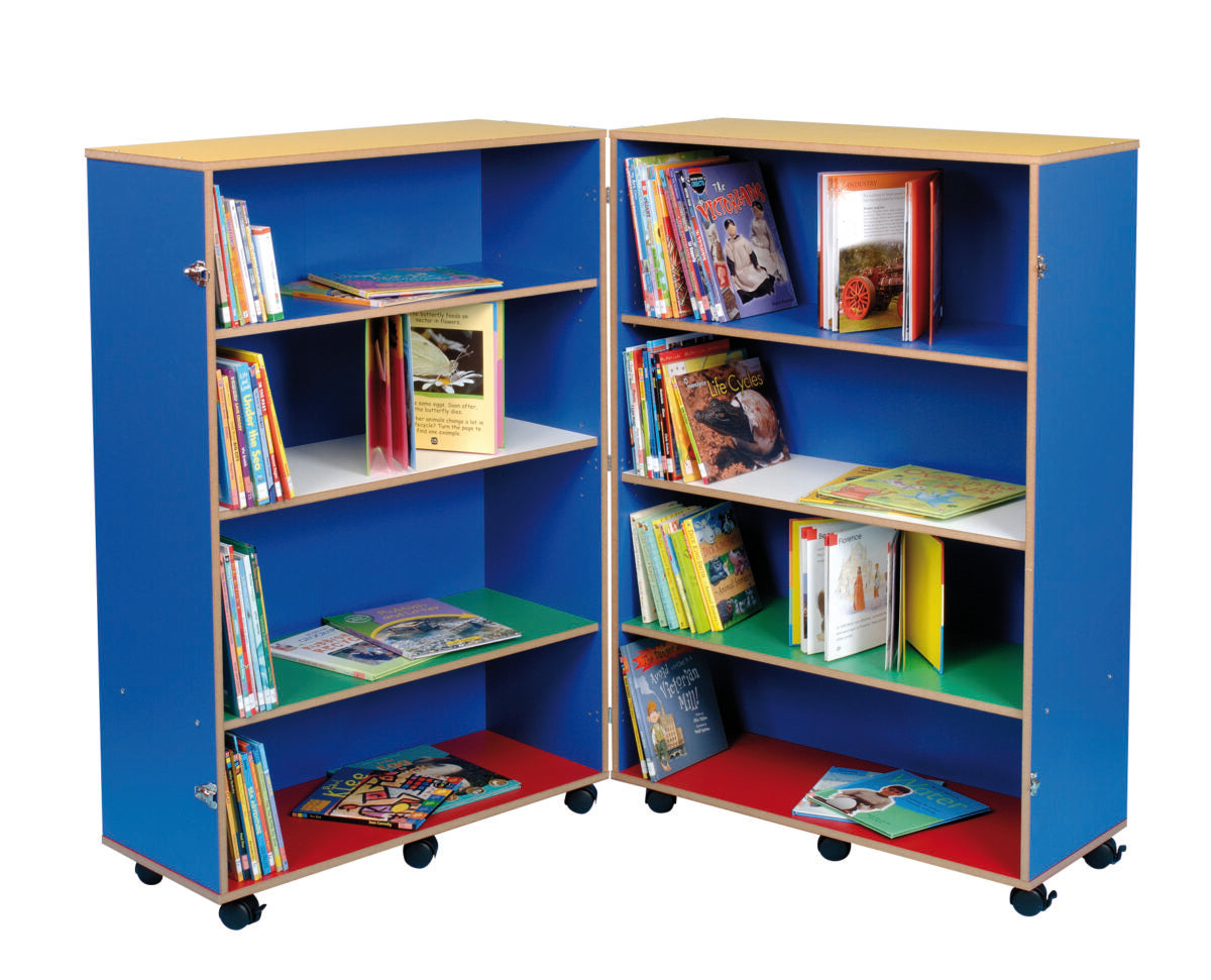 4 SHELF HINGED BOOKCASE For Schools – Classroom Direct