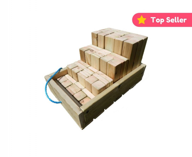 Outdoor Block Cart & Blocks – Classroom Direct