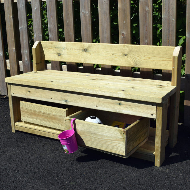 Outdoor Storage Buddy Bench – Classroom Direct