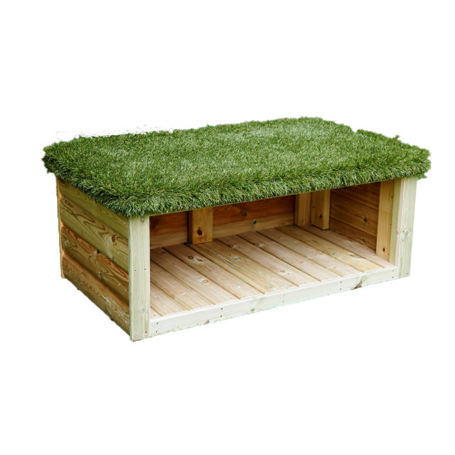 Grass Topped Bench with Storage – Classroom Direct