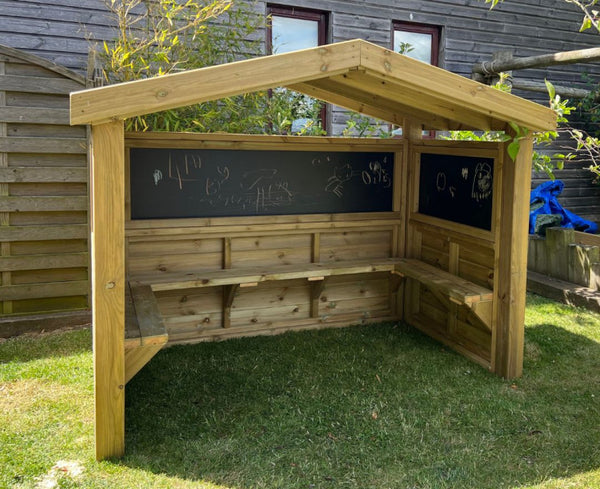 Outdoor Mark Making Hut – Classroom Direct