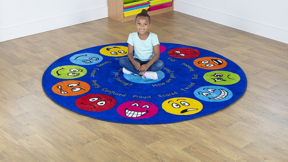 Emotions™ Interactive Circular Carpet For Schools – Classroom Direct