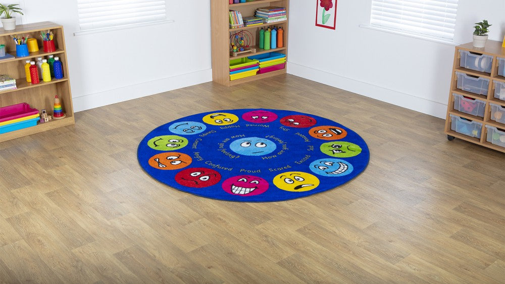 Emotions™ Interactive Circular Carpet For Schools – Classroom Direct