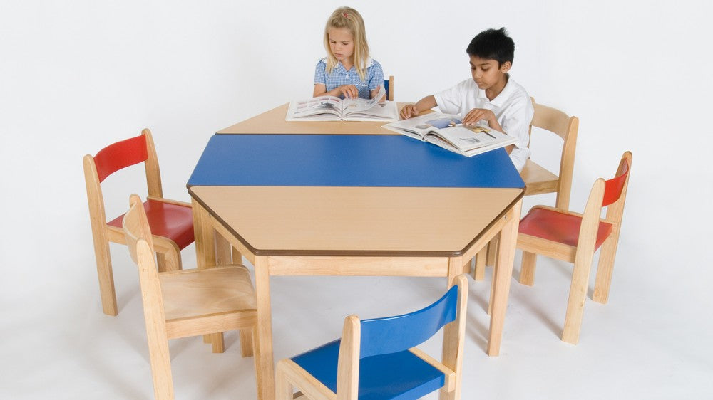 Tuf Class™ Rectangular Table Blue For Schools – Classroom Direct