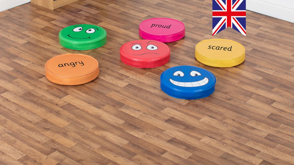 English Emotions™ Cushions Pack 2 For Schools – Classroom Direct