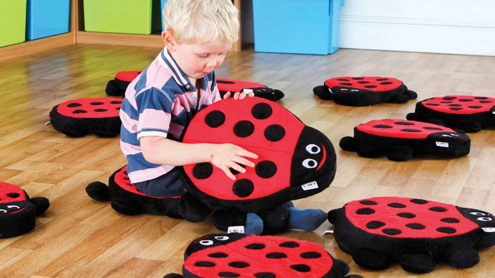 Back to Nature™ Counting Ladybird Story Cushion Family For Schools ...