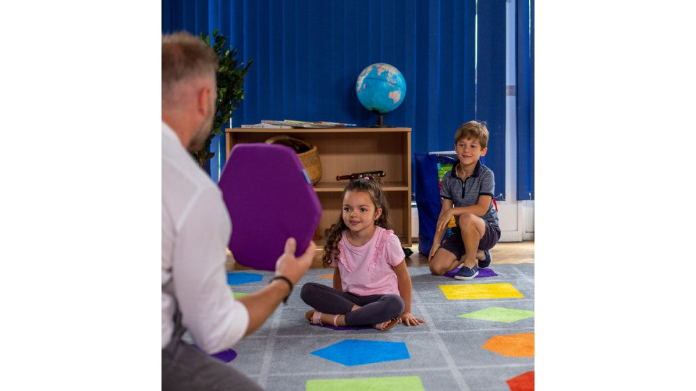 Geometric Shapes Carpet – Classroom Direct