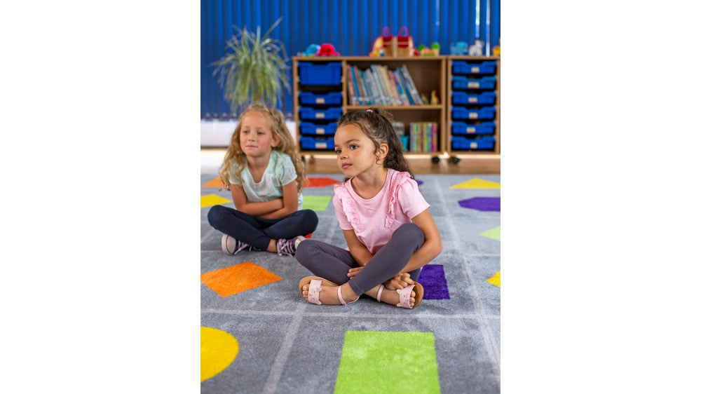 Geometric Shapes Carpet – Classroom Direct