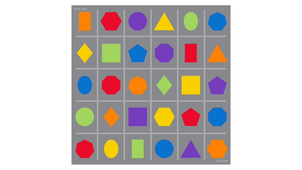 Geometric Shapes Carpet – Classroom Direct