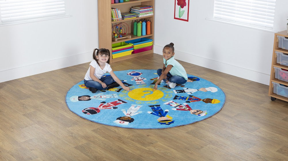 Professions Circular Carpet For Schools 2000 x 2000mm circular ...
